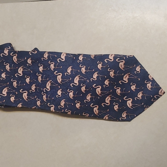 Tango | Accessories | Tango 0 Silk Flamingo Tropical Mens Tie | Poshmark